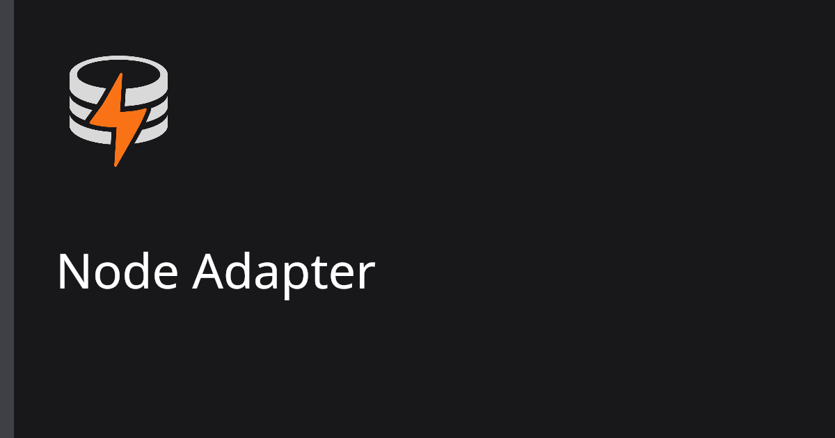 Node Adapter | LiveStore (0.3.1)