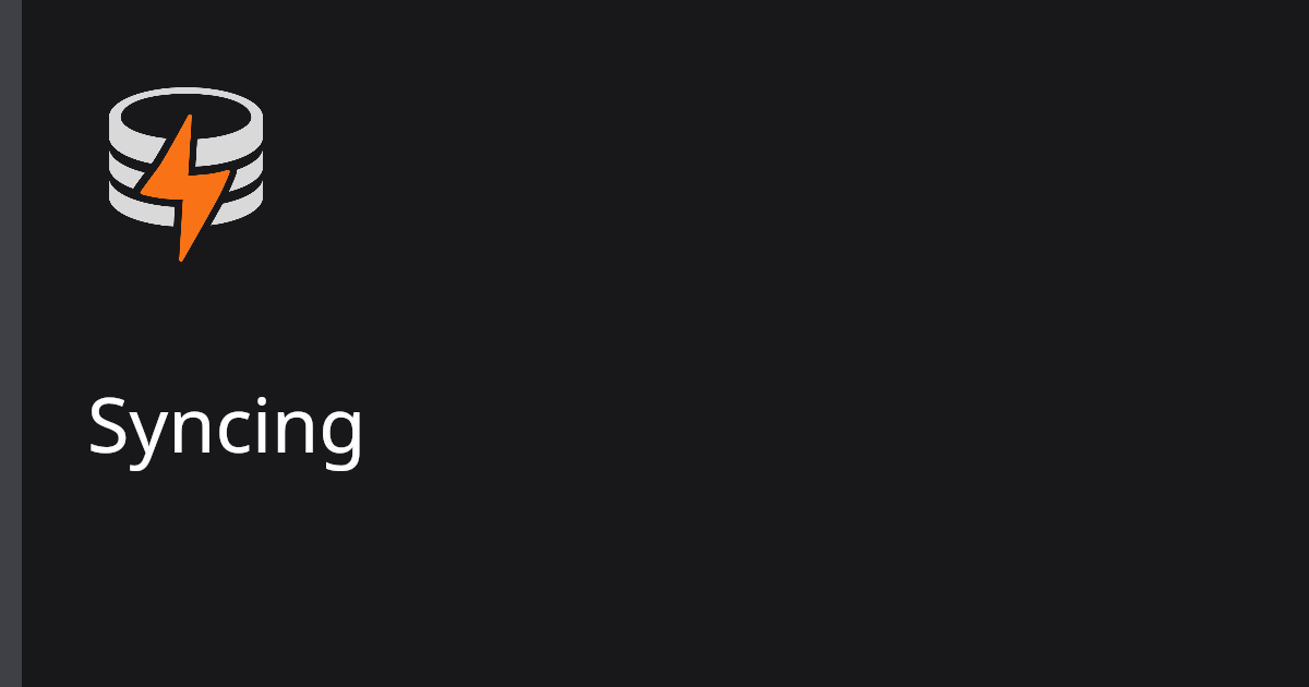 Syncing | LiveStore (0.3.1)